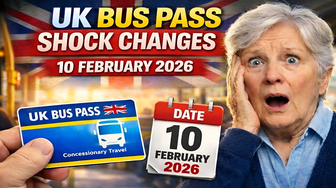 UK Free Bus Pass Rules Officially Changes Begin 10th February 2026 ...